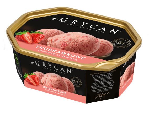 grycanonline > Lody GRYCAN Truskawkowe 1100ml WARSZAWA warszawa